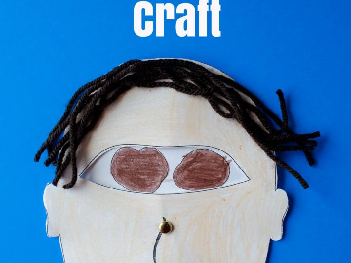 Coloring Jesus Healed The Blind Man Jesus Heals A Blind Man Craft