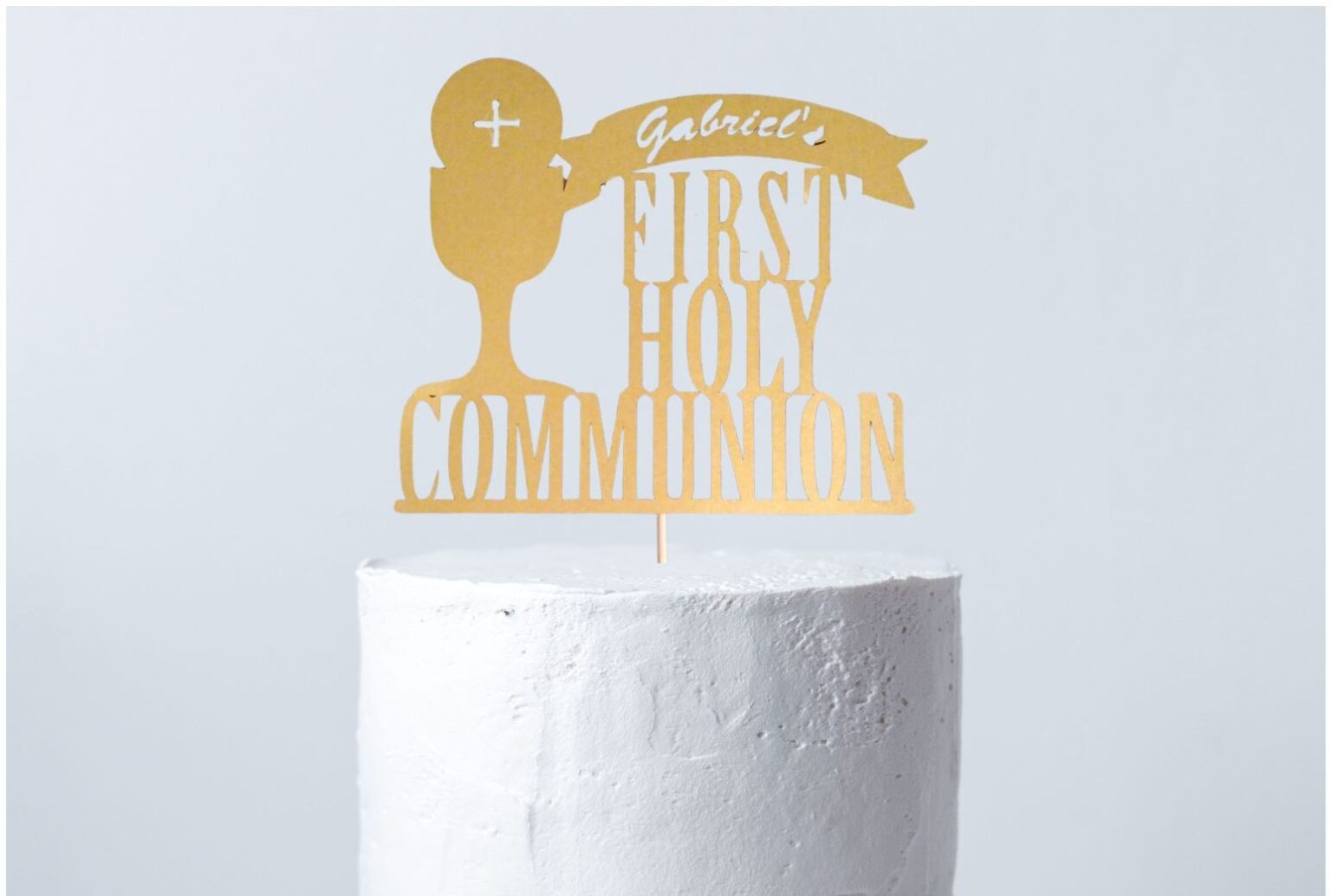 Free First Communion Cake Topper Cricut Cut Files